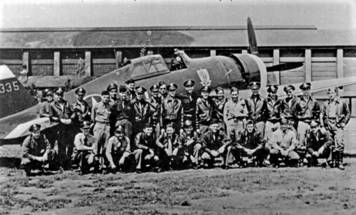 Photo page for pilots of the 83rd Fighter Squadron